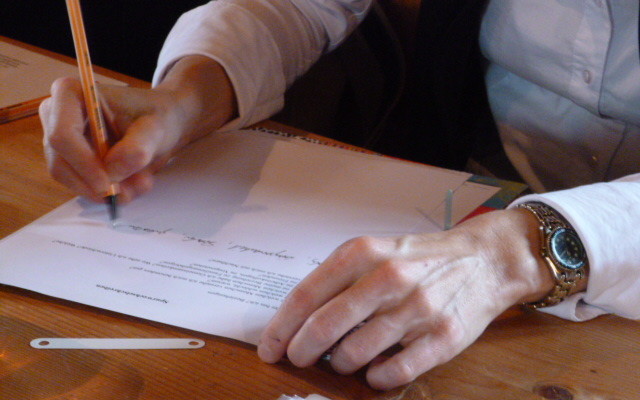 Schreibende Hände - KulturVision e.V.