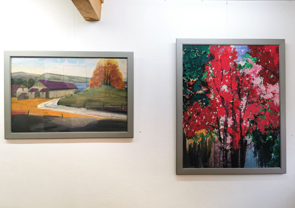 Peter Keck_Burghügel Kaltenbrunn_Roter Ahorn_Gmundart 2022_Foto peku ...