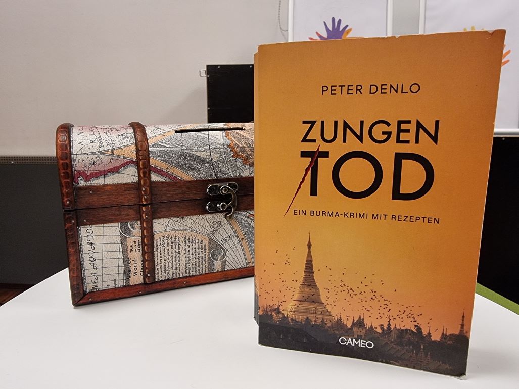 60 Jahre Miesbacher Stadtbücherei-Peter Denlo Zungentod ©Selina Benda ...